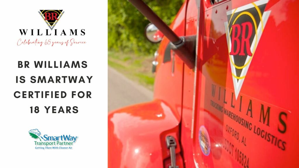 BR Williams is SmartWay Certified for 18 years | BRW Trucking ...
